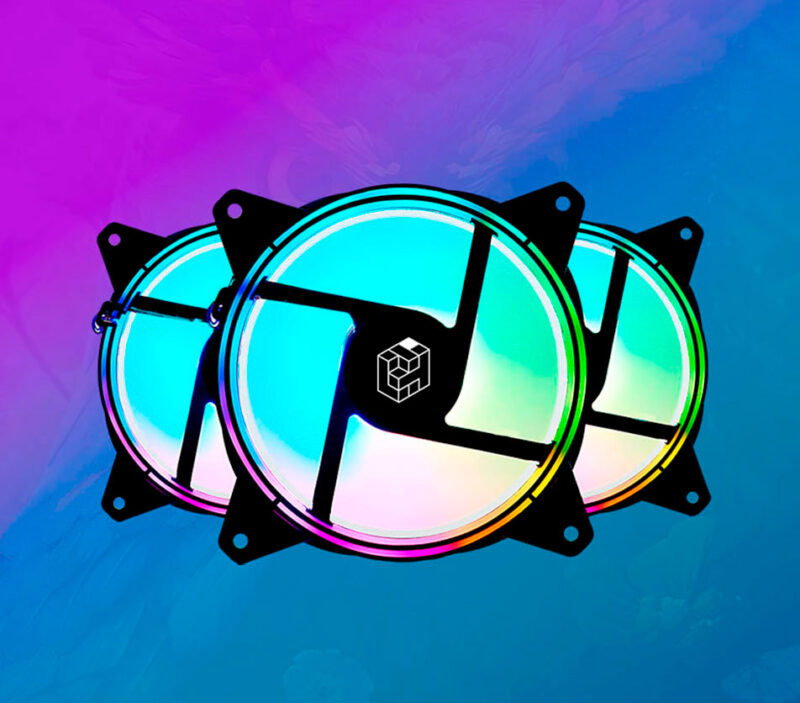 KIT 3X FAN COLORFULL - LIKETEC - FOR REAL GAMER